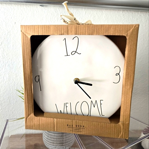 Rae Dunn | Wall Decor | Rae Dunn Wall Clock Ceramic 9 | Poshmark